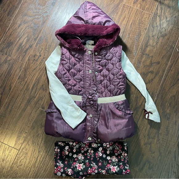 Little Lass | Matching Sets | Nwt Little Lass Faux Fur 3 Piece Set ...